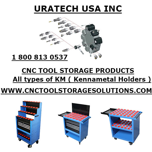 CNC Tool Storage Solutions for Kenna Metal Holders from Uratech USA ...