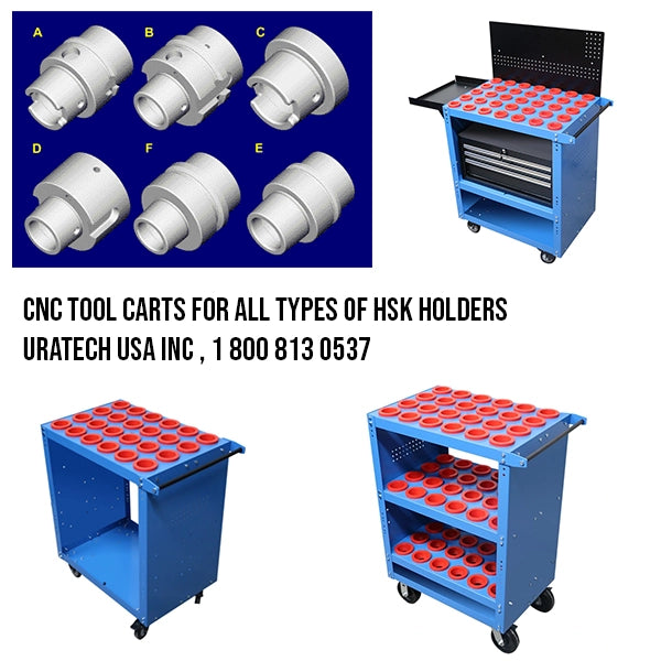 CNC Tool carts for all types of HSK Holders from URatech USA Inc ...