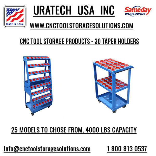 CNC Tool Storage for CAT 30 Taper Holder from Uratech USA Inc– URATECH ...