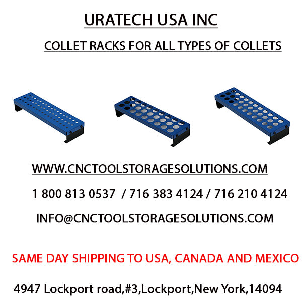 High-Quality Collet Racks for Professional CNC Shops from Uratech USA ...