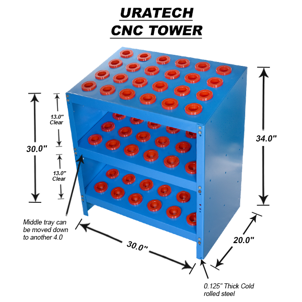 HSK63ACE ,CNC Tower |Durable CNC Tool Storage-Uratech, 18008130537 ...