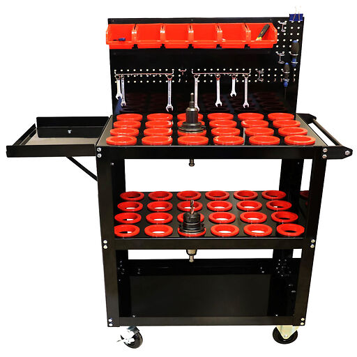 50 Taper Floor model CNC carts | Durable CNC Tool Storage from Uratech ...
