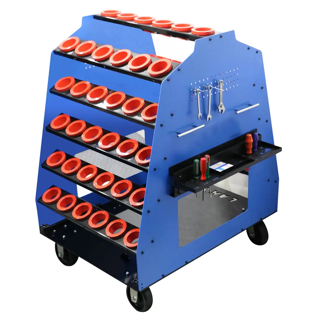 HSK40A-HSK40C-HSK40E Heavy duty CNC Tool carts Twin cart - Uratech USA ...